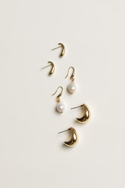 Charlotte Stacker Earrings | Everyday & Bridal Minimal Earrings | A.B ...