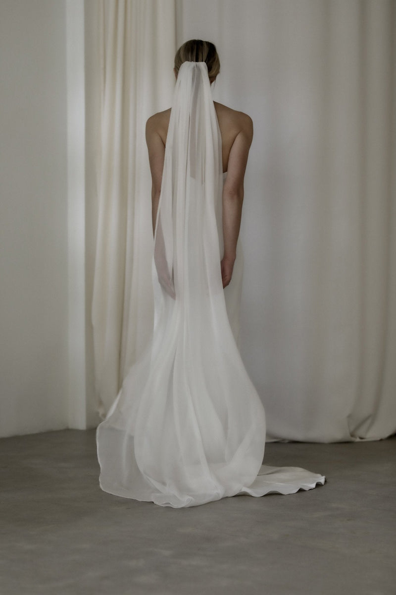 Silk Chiffon Veil