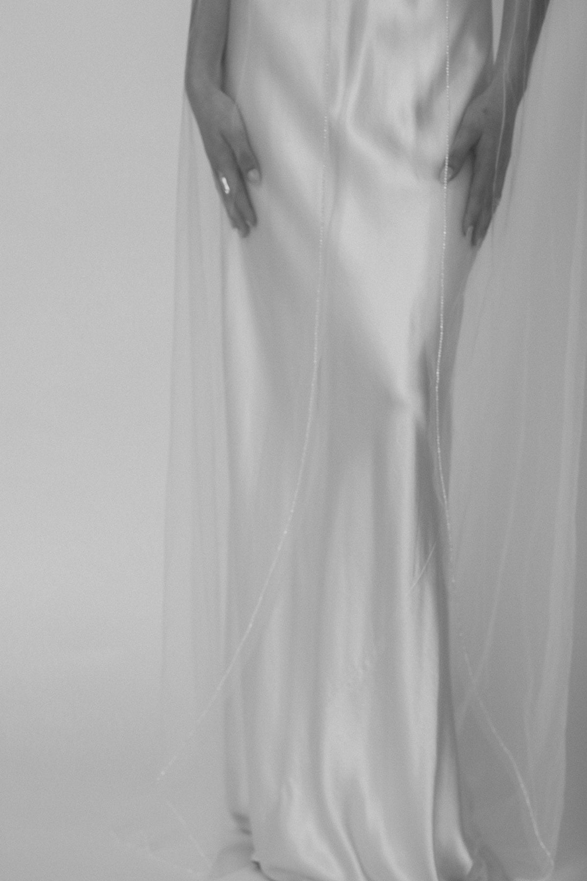 Perla Freshwater Pearl Wedding Veil | Pearl Bridal Veil | A.B. ELLIE