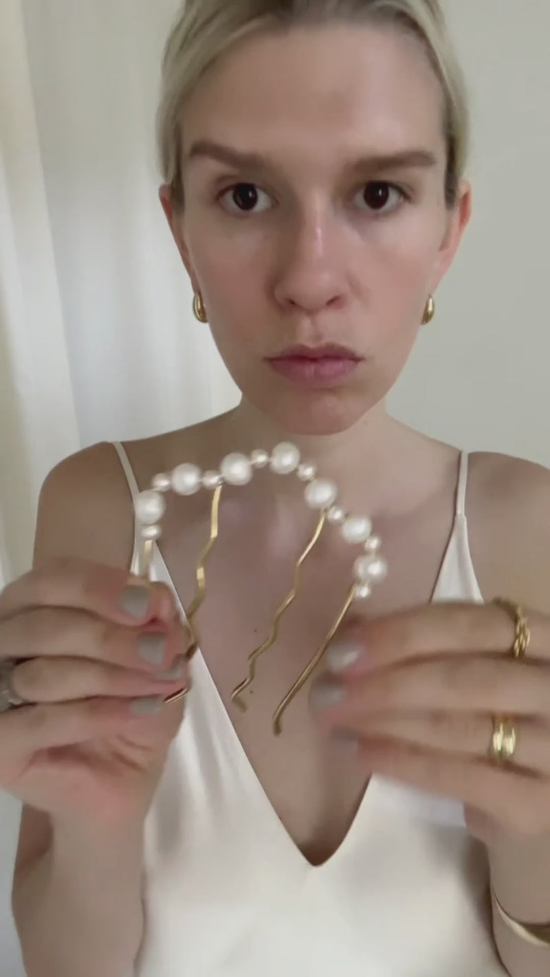 Paloma Freshwater Pearl Comb