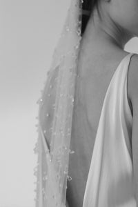 Rain Crystal Wedding Veil | Crystal Bridal Veil | A.B. ELLIE