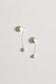 Oryann Pearl Chain Strand Bridal Earrings | Sculptural Bridal Strands ...